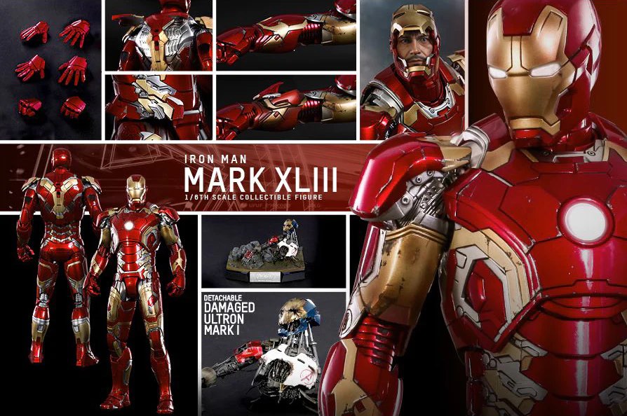 Hot toys Iron Man Mark 43 Diecast, Hobbies & Toys, Toys & Games on ...