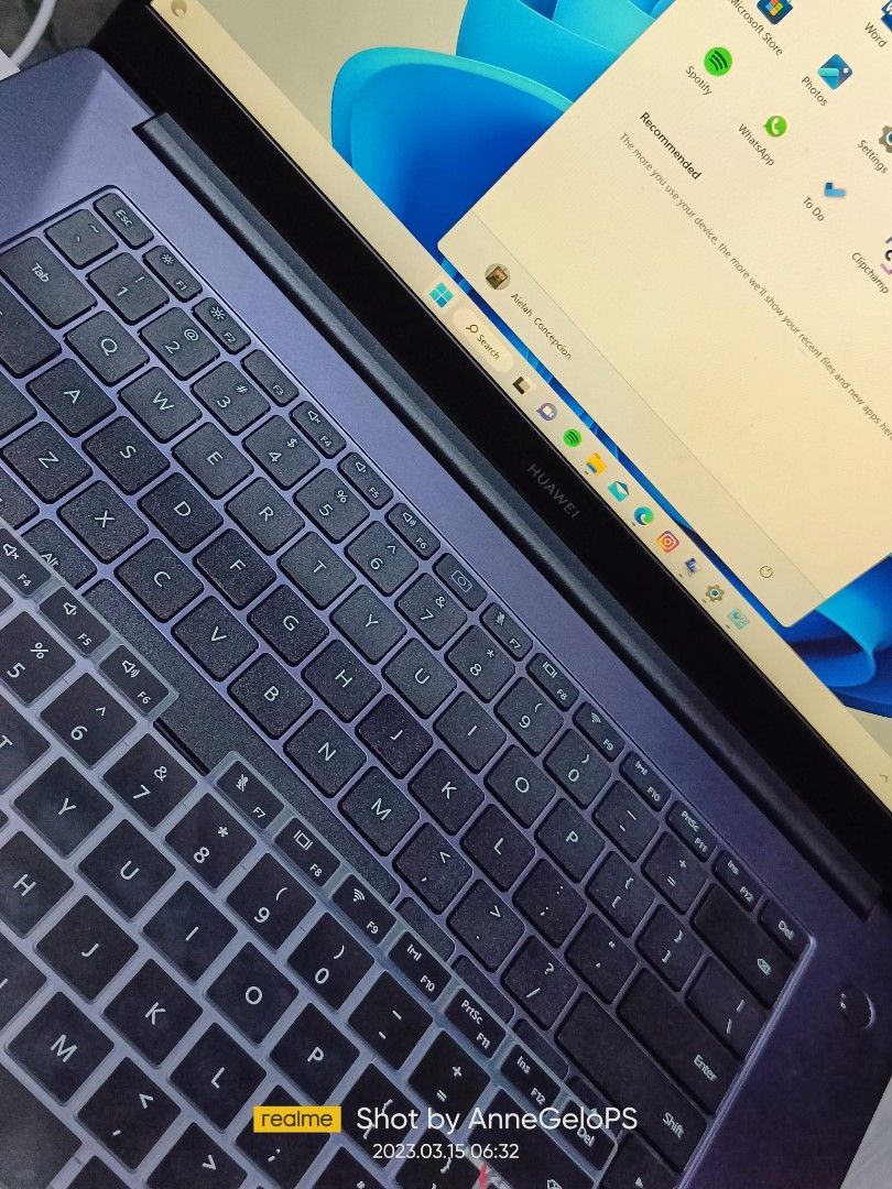 Huawei MateBook D15 AMD Ryzen 7 3700U Processor 15.6" Full HD Display ...