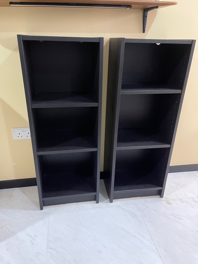 IKEA Billy book shelf black, Furniture & Home Living, Furniture ...
