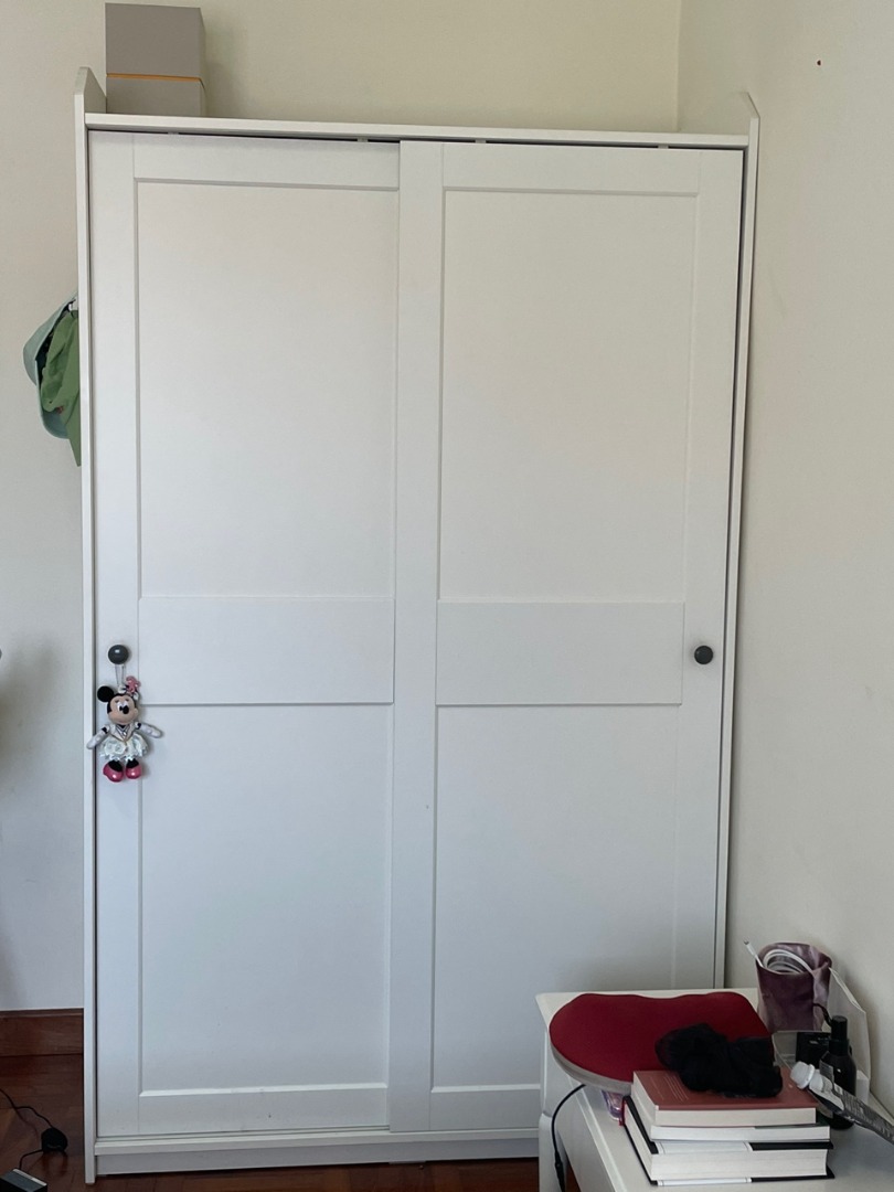 IKEA HAUGA Wardrobe, Furniture & Home Living, Furniture, Shelves ...