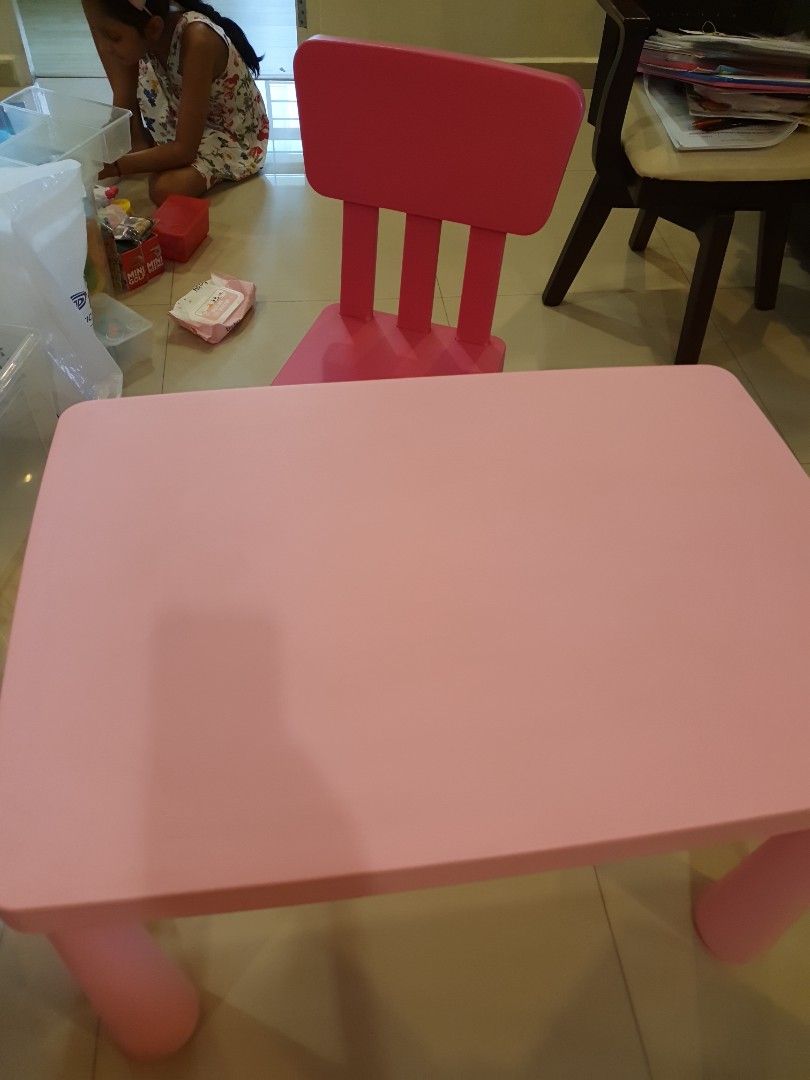 IKEA Kids Table n chair, Babies & Kids, Baby Nursery & Kids Furniture ...