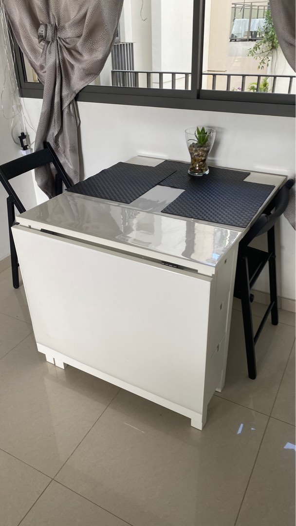 IKEA Norden Gateleg table, Furniture & Home Living, Furniture, Tables & Sets on Carousell