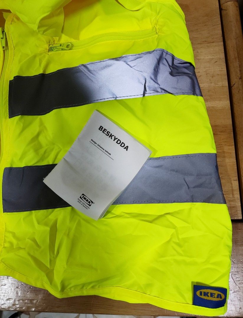 Ikea reflective Beskydda safety vest, Men's Fashion, Tops & Sets, Vests ...