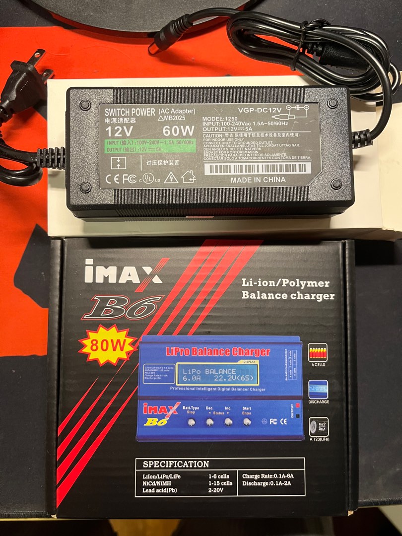 IMAX B6 + Adapter , Computers & Tech, Parts & Accessories, Other ...