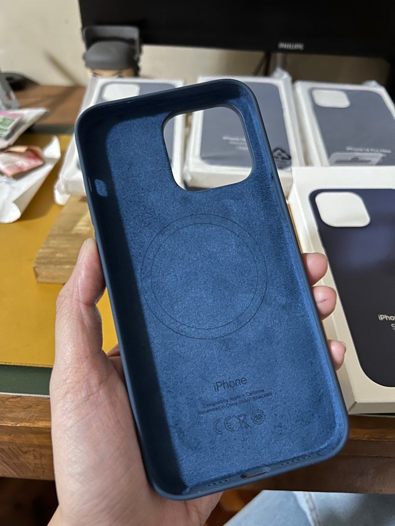 iPhone 14 Pro Max Magsafe Silicone Case [ Storm Blue ], Mobile Phones ...