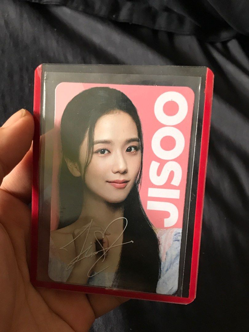 Ji Soo Blackpink Card (sleeve and toploaded, Hobbies & Toys, Memorabilia & Collectibles, K-Wave ...