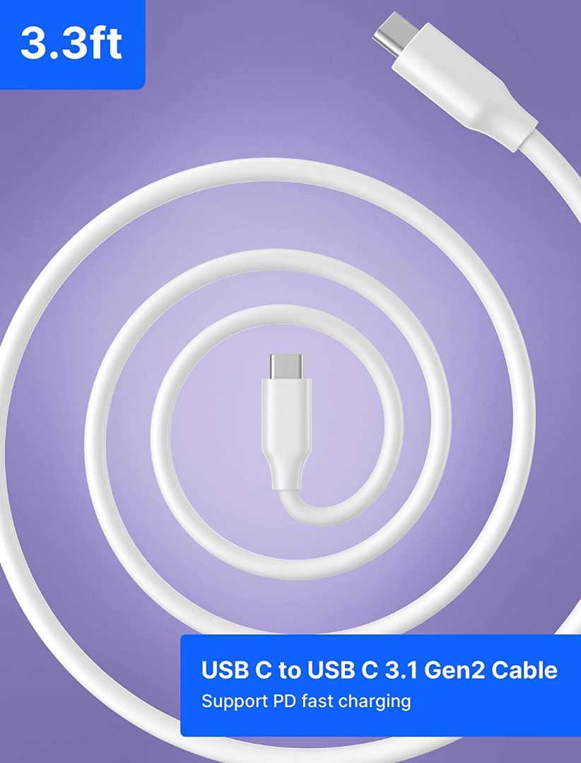 JSAUX 45W Charger Dock for Steam Deck, 3-Port Dock Station [USB-C/USB-A ...