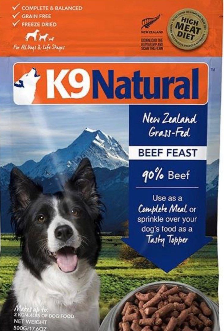 K9 Freeze Dried Raw Beef 1.8kg, Pet Supplies, Pet Food on Carousell
