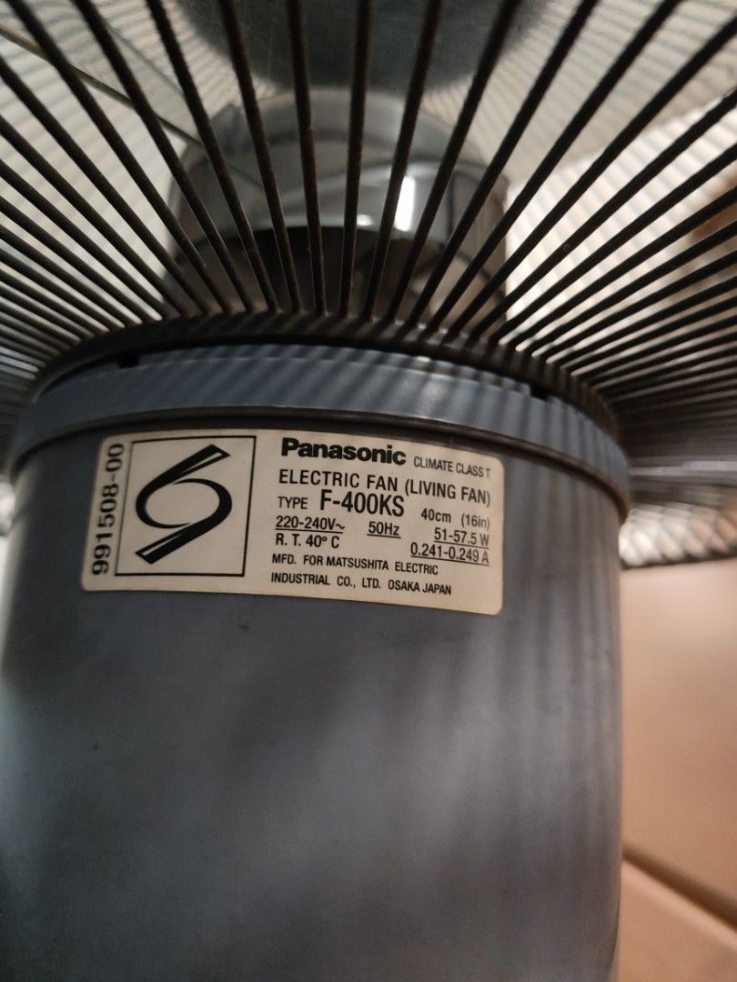 KDK/Panasonic Stand Fan with remote, Furniture & Home Living, Lighting ...