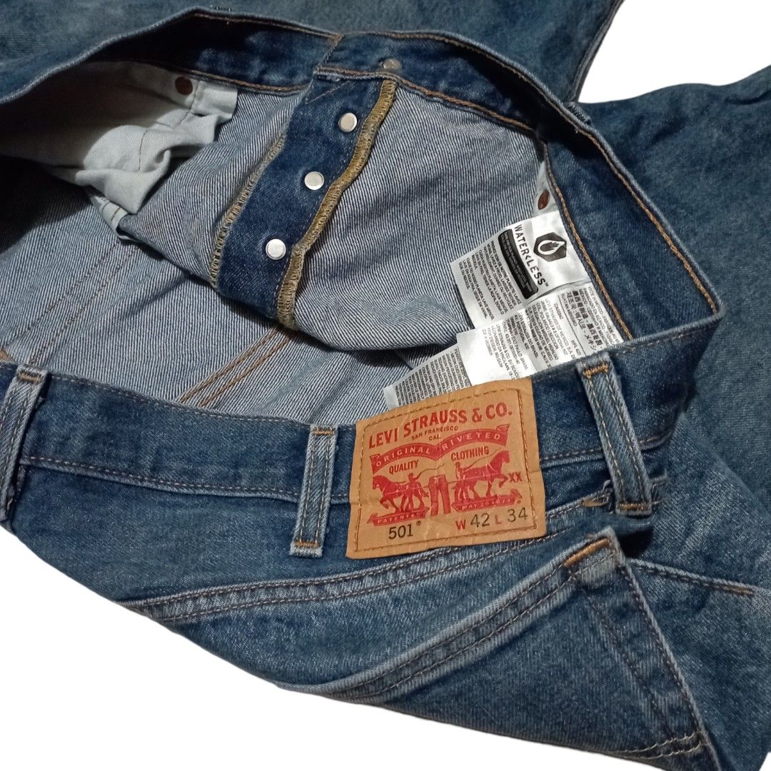 Levis 501 for big guy, Men's Fashion, Bottoms, Jeans on Carousell