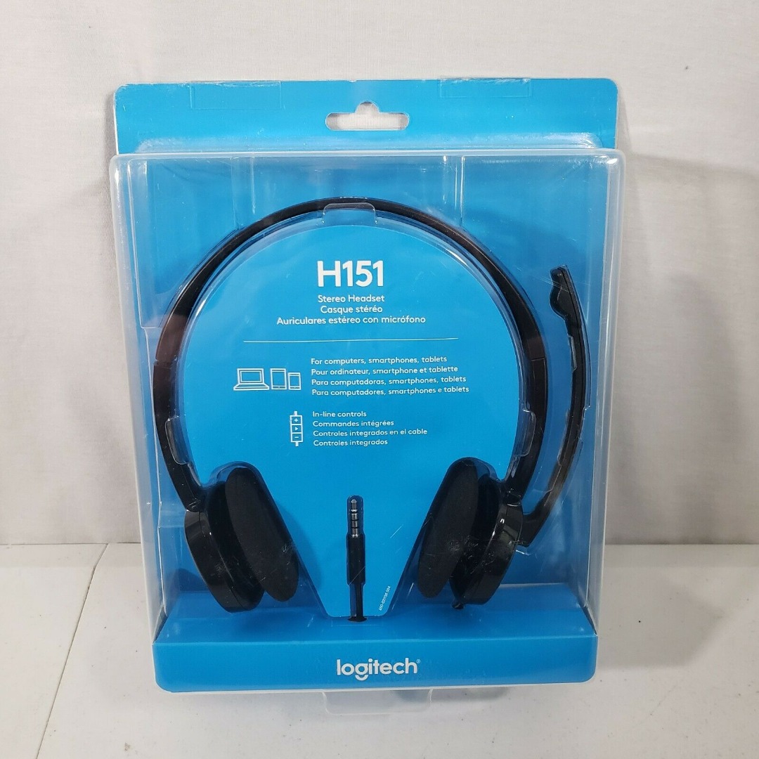 Logitech H151 Headset, Audio, Headphones & Headsets on Carousell