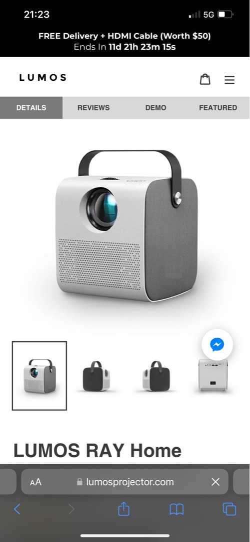 Lumos projector, TV & Home Appliances, TV & Entertainment, Projectors ...