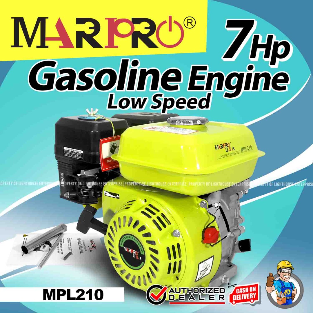 MARPRO USA 7HP Gasoline Engine (Low Speed) LIGHTHOUSE ENTERPRISE ...