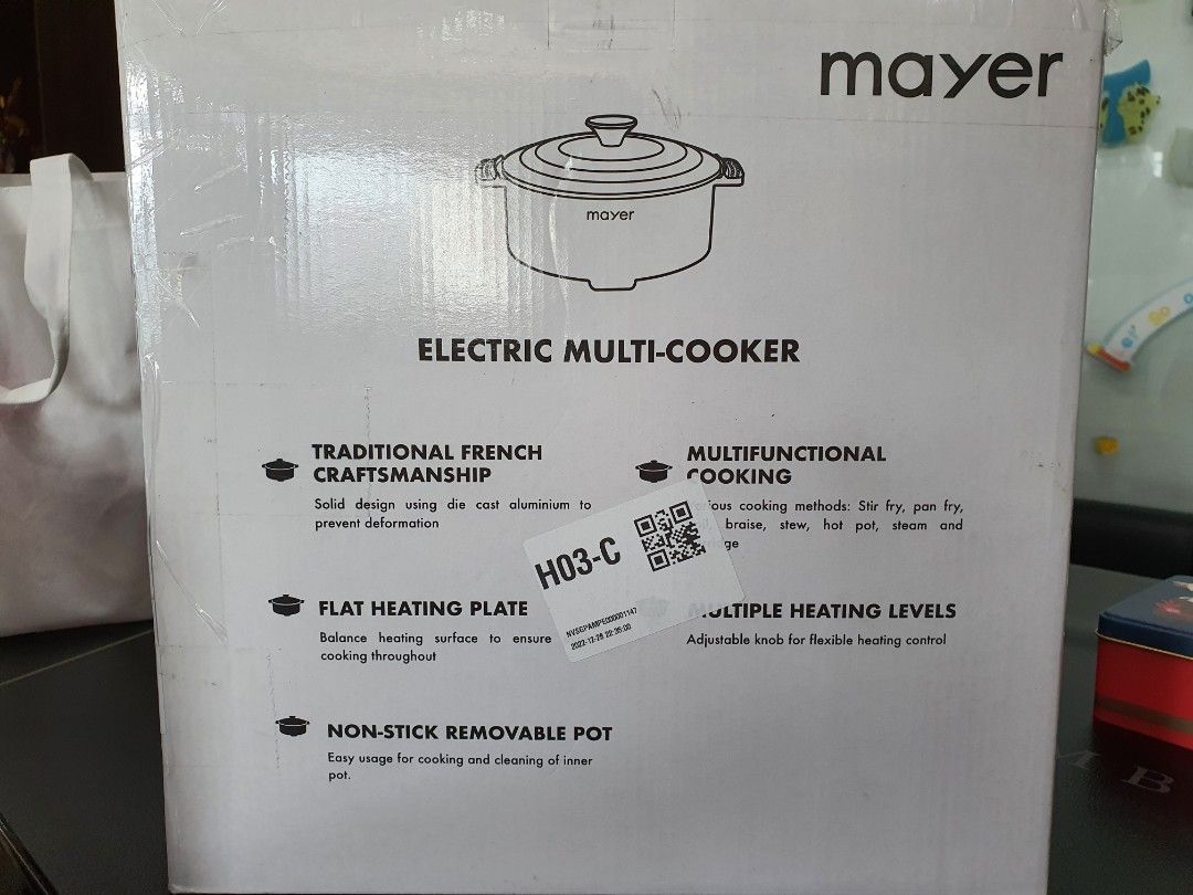 Mayer Electric Multi Cooker, Furniture & Home Living, Kitchenware ...
