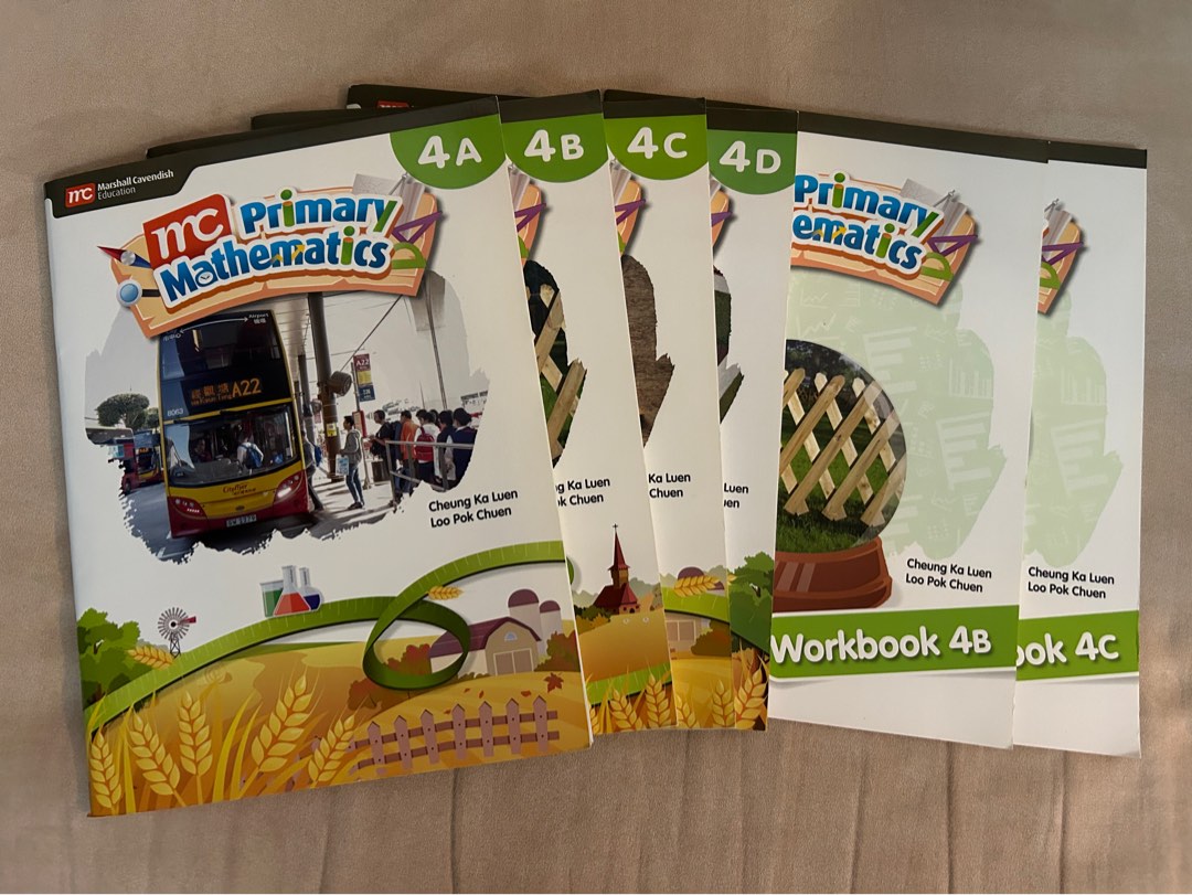 MC Primary Mathematics P4 (全新）All, 興趣及遊戲, 書本 & 文具, 教科書 - Carousell
