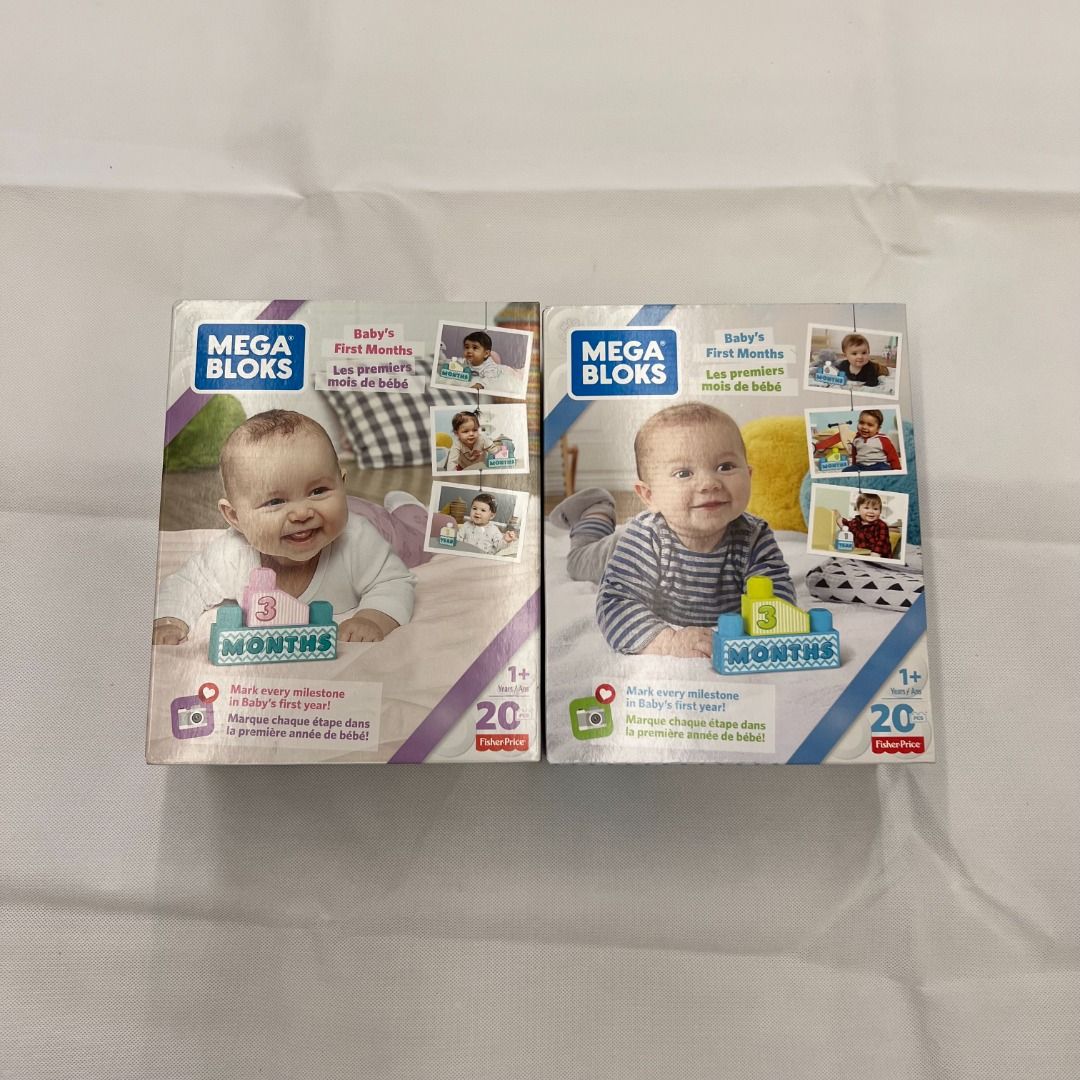 Mega Bloks Baby's First Months Building Set, Babies & Kids, Infant ...
