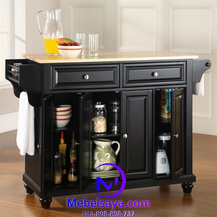 Meja Dorong Tempat Minuman Rak Sekat Banyak Besar Harga Ekonomis ...