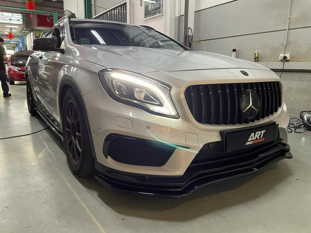 Mercedes W117 CLA & GLA X156 Original LED head lamps & tail lights up ...