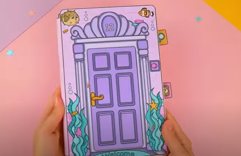 Mermaid Paper Doll House, Hobbies & Toys, Stationary & Craft, Art ...