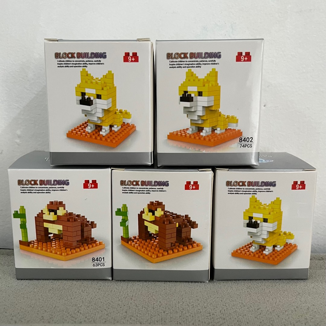 Micro Mini Building Blocks (King Kong, Fox), Hobbies & Toys, Toys ...
