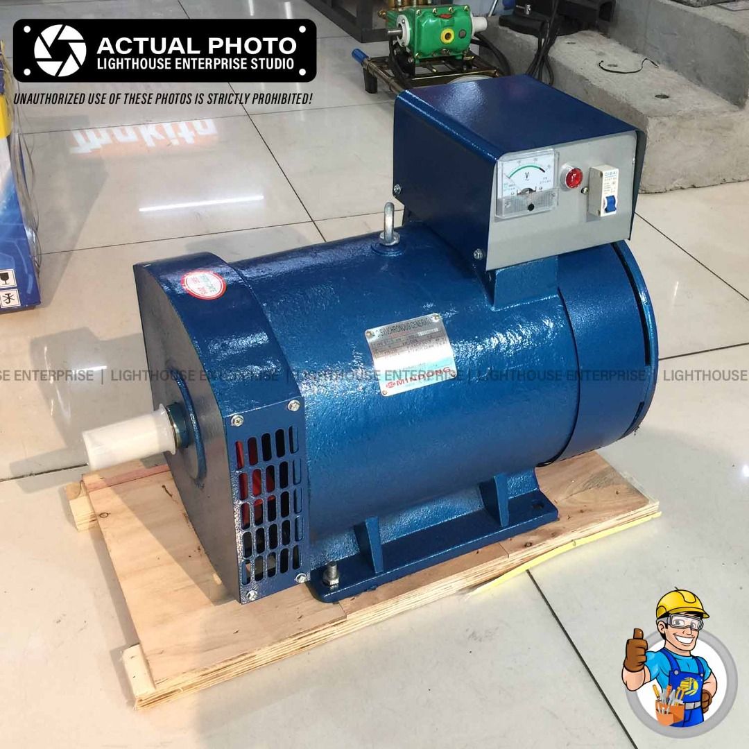 MINDONG Single Phase Alternator A.C. Synchronous Generator (ST-3KW, ST-5KW, ST-10KW, ST-12KW, ST ...