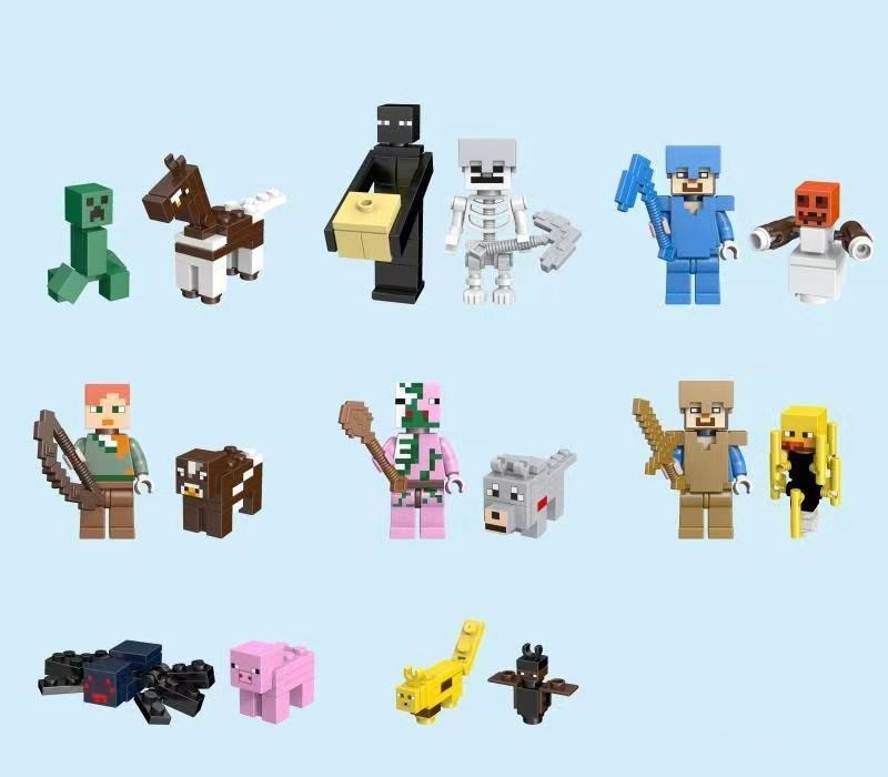Minecraft Figurines / Toys / Cake Toppers (16 Pcs a Set), Hobbies ...