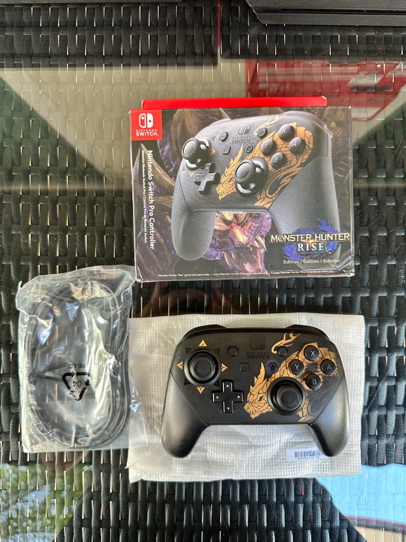 Monster Hunter Edition Nintendo Switch Pro Controller Original, Video ...