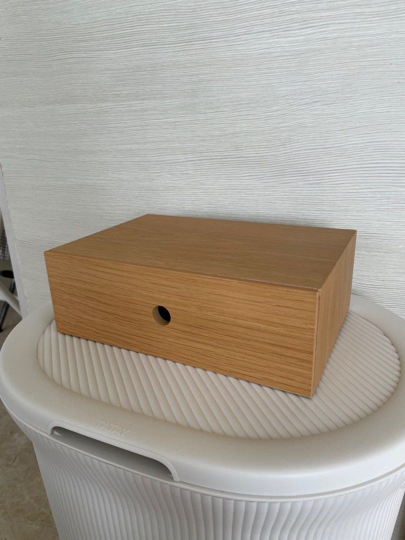 Muji Solid Wooden Drawer Storage, Furniture & Home Living, Home ...