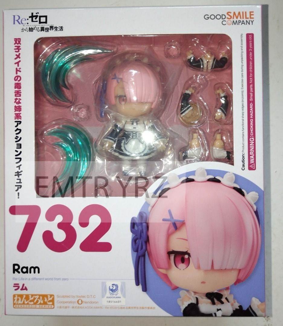 Nendoroid 732 Re:ZERO Ram, Hobbies & Toys, Toys & Games on Carousell