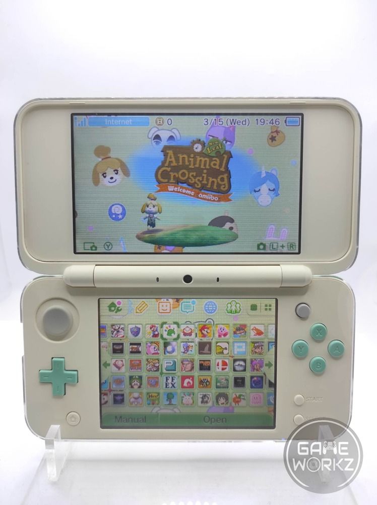 New' Nintendo 2DS LL / XL Animal Crossing Edition with free Animal Crossing Guide, Video Gaming ...