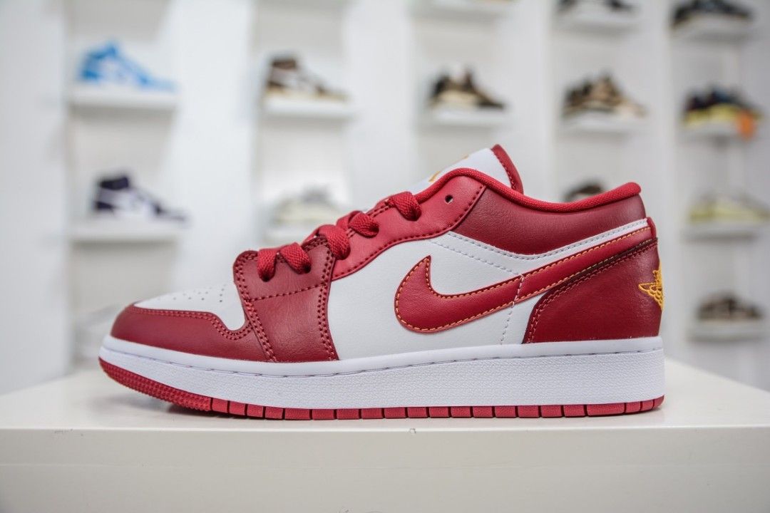 Nike Air Jordan 1 Low “Cardinal Red” (W)(2022) 553560-607, Men's ...