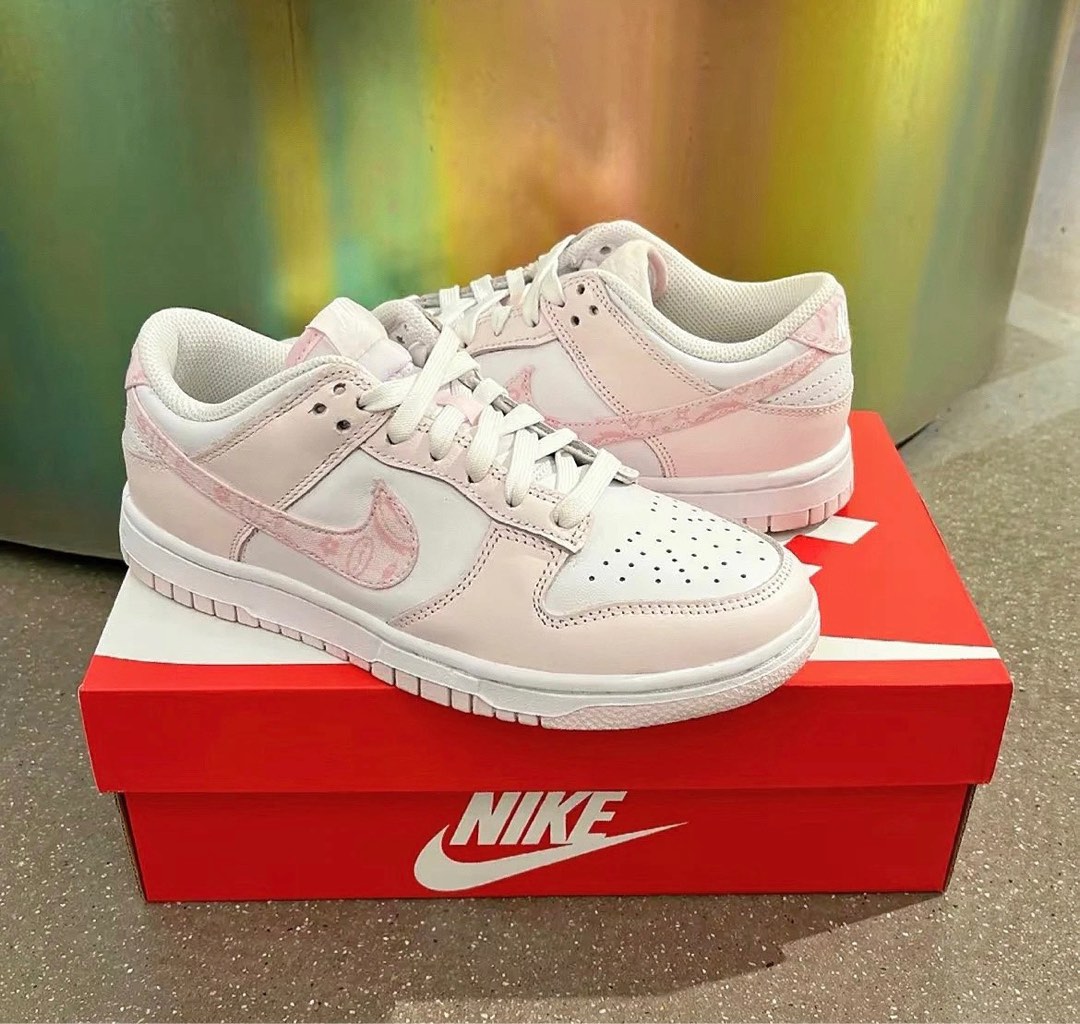 Nike Dunk Low -PINK PAISLEY , Women's Fashion, Footwear, Sneakers on ...