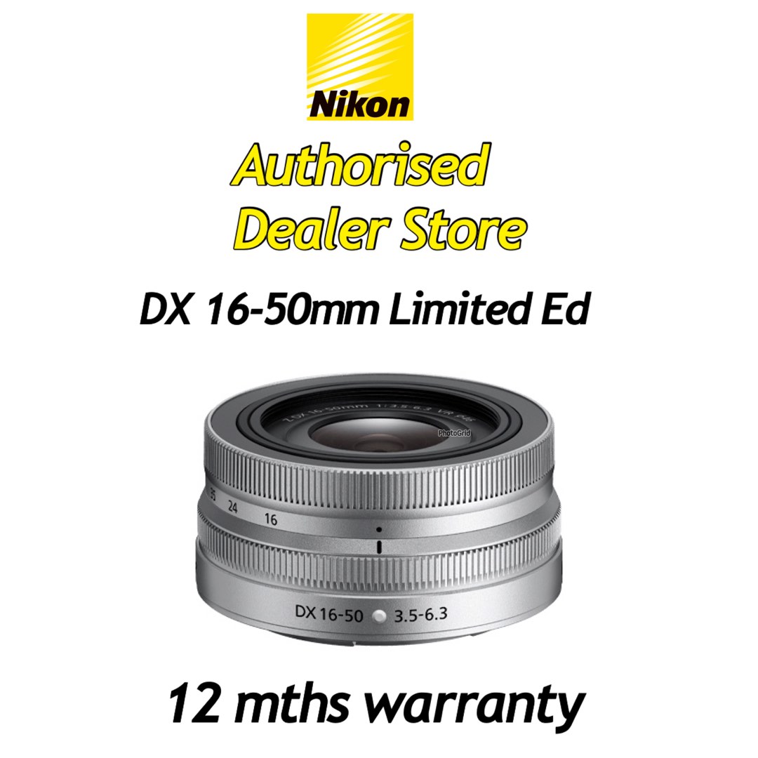 NIKON Z DX 16-50mm Silver Limited Edition lens, Photography, Lens ...