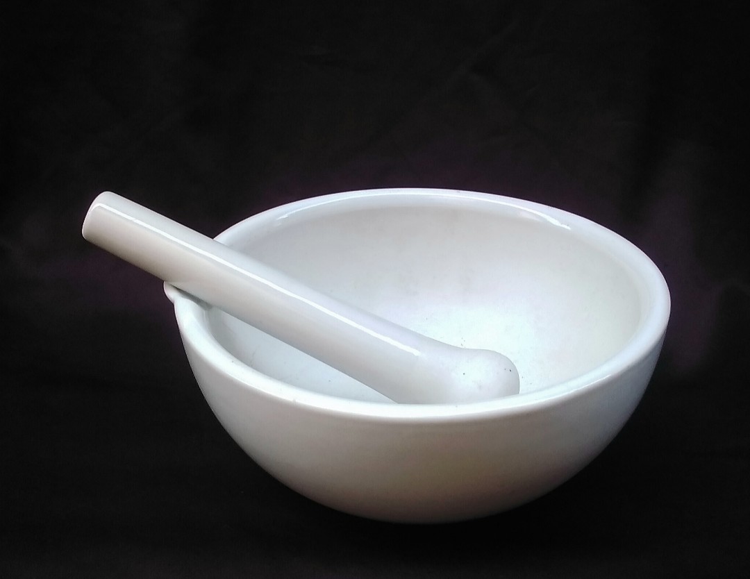 Old big size porcelain mortar & pastel, Hobbies & Toys, Collectibles & Memorabilia, Vintage ...