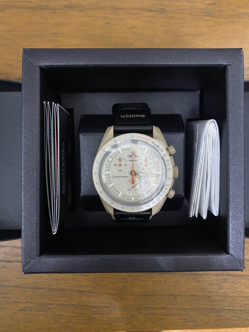 Omega x Swatch Moonswatch, Luxury, Watches on Carousell