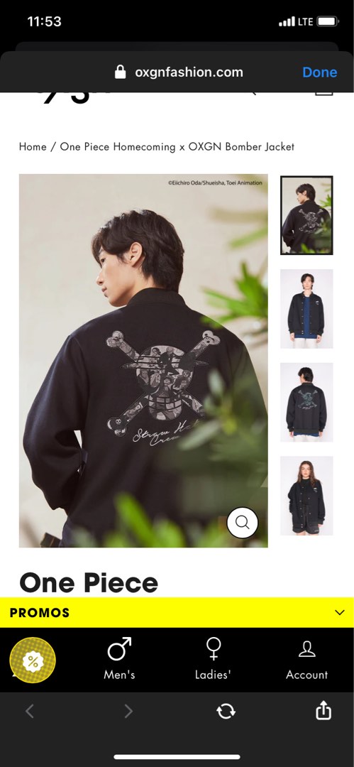 ONE PIECE OXYGN BOMBER JACKET on Carousell