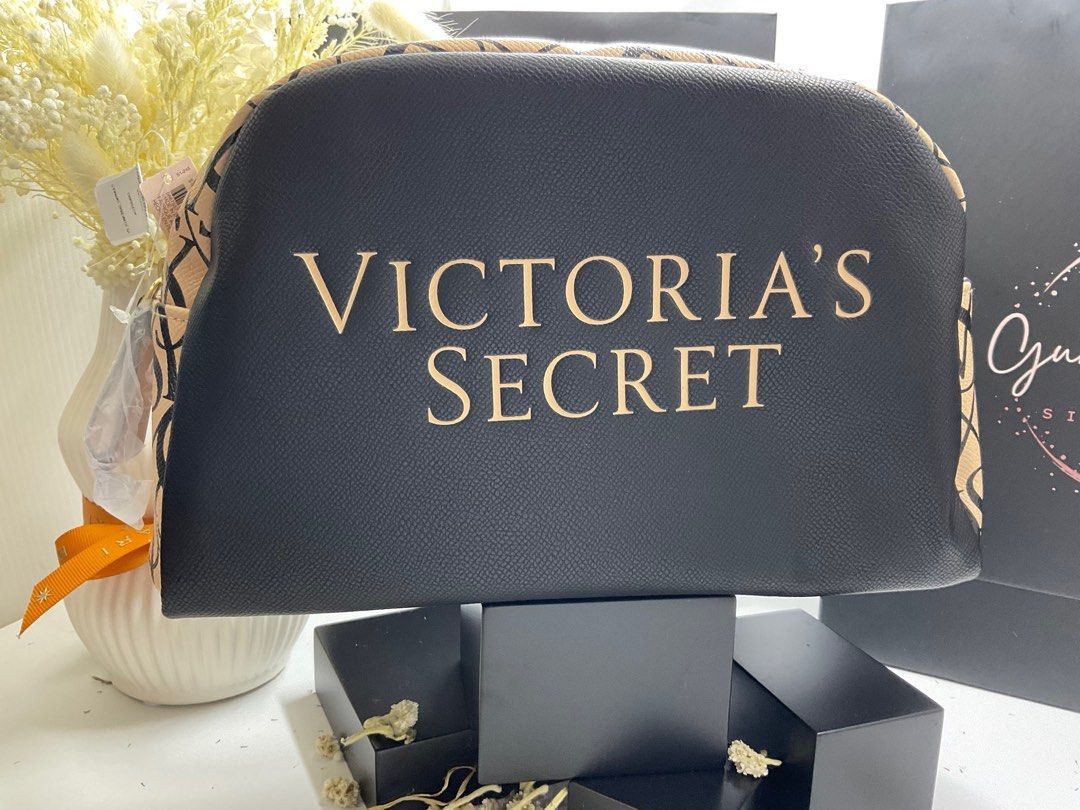 ORIGINAL VICTORIA’S SECRET Icon Cosmetic Bag - Multi Function, Fesyen ...