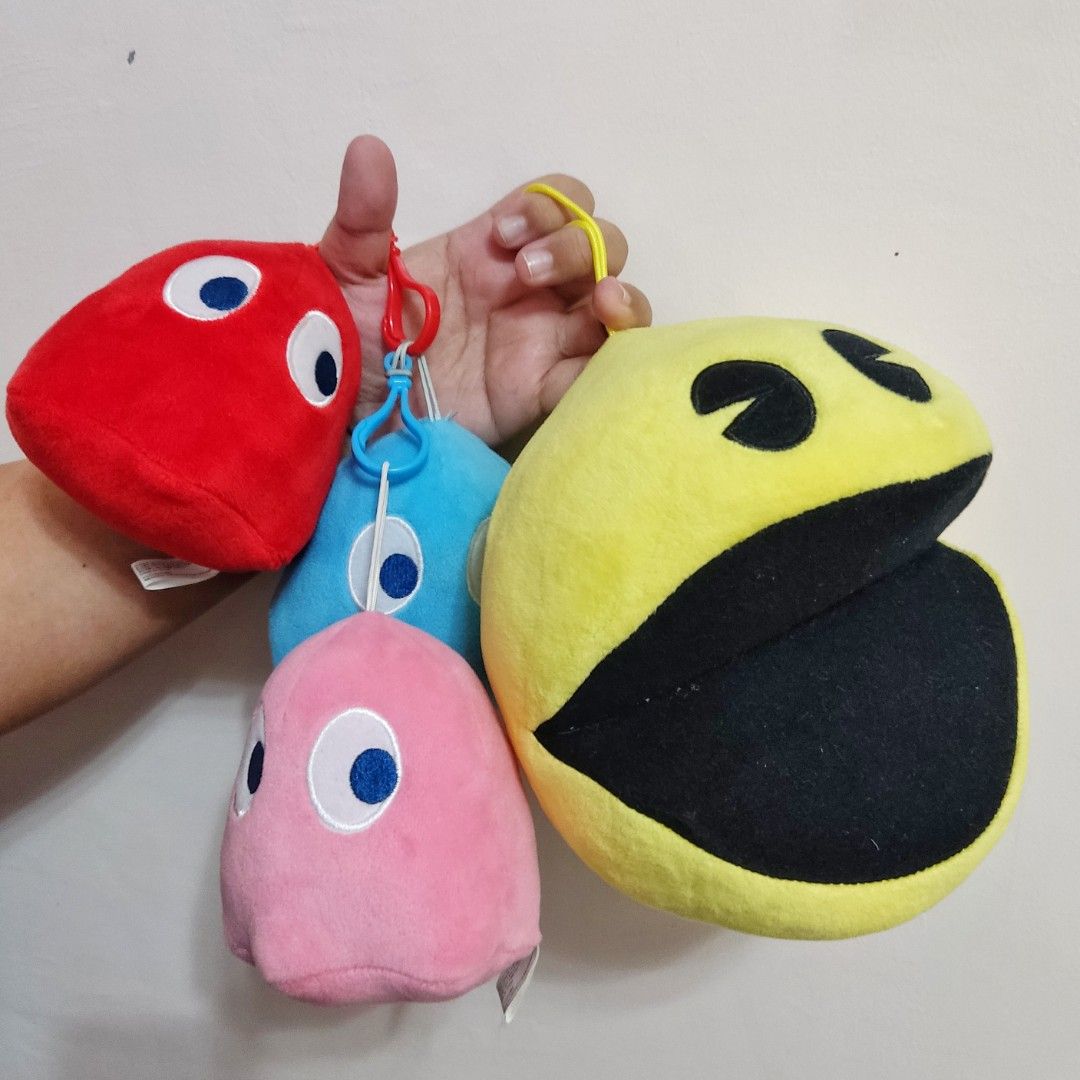 Pacman 90s Kids Video Game Stuffed Plush Toy Bundle on Carousell