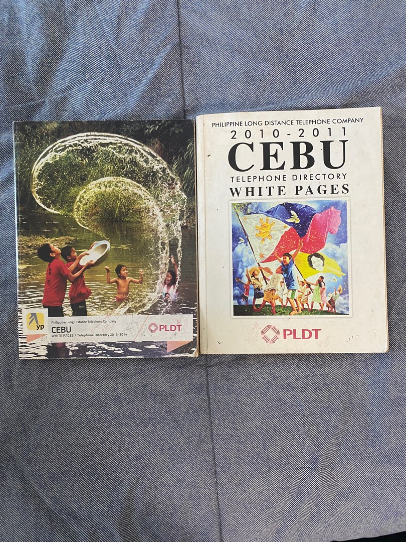 Pldt cebu directory 2 pcs on Carousell