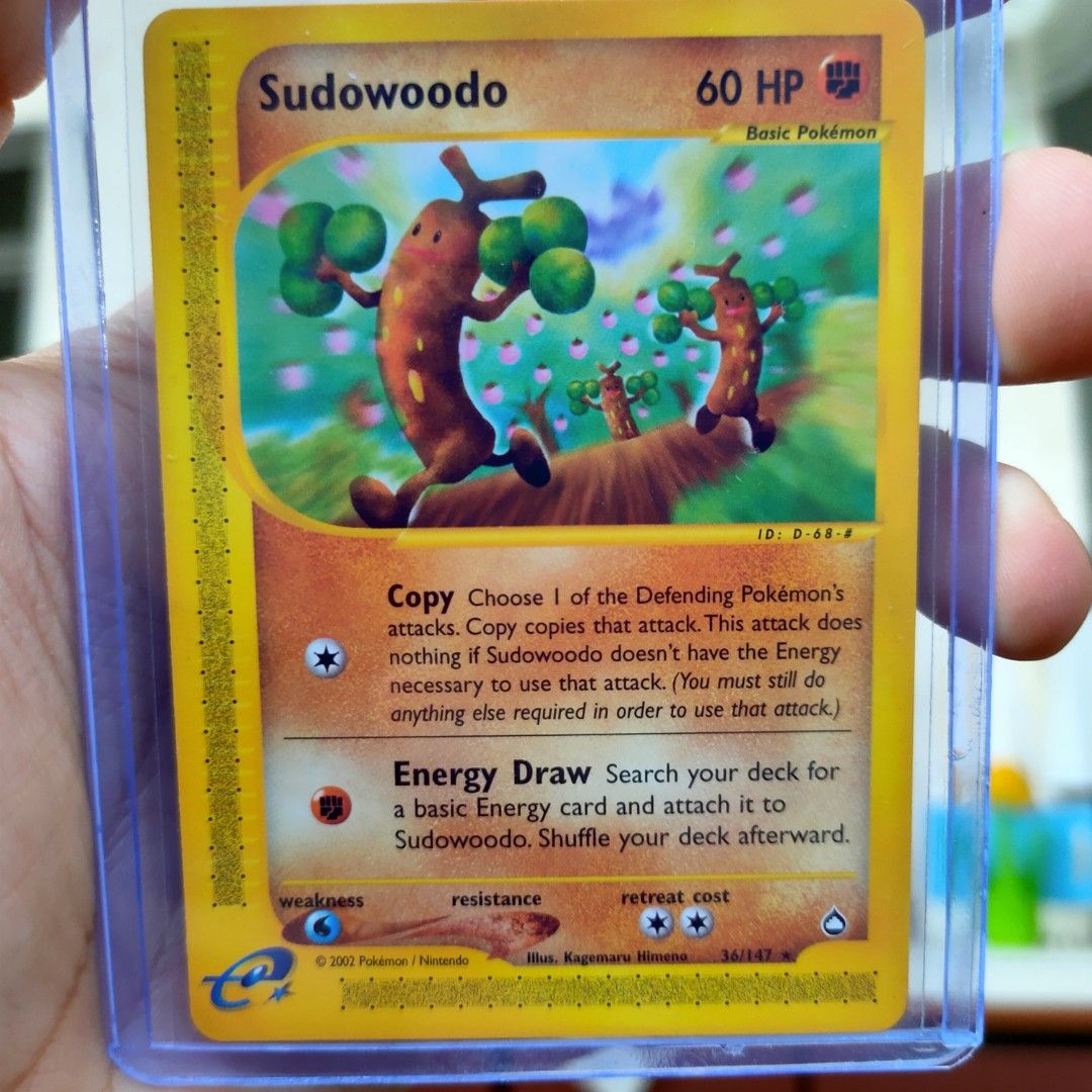 Pokemon TCG Sudowoodo 36/147 2002 RARE, Hobbies & Toys, Toys & Games on ...
