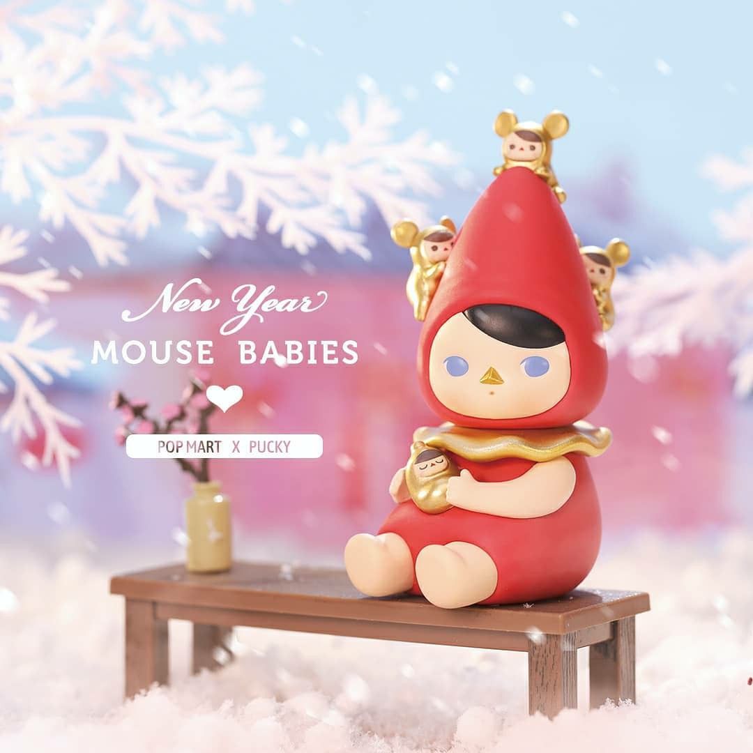 [POPMART LIMITED EDITION] POPMART PUCKY MOUSE BABIES LIMITED CHINESE ...
