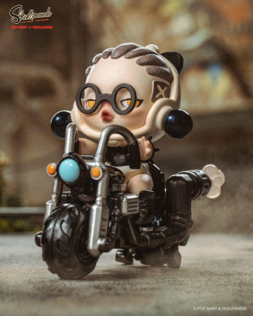 [POPMART NEW!] POPMART SKULLPANDA LAID BACK TOMORROW SERIES FULL SET ...