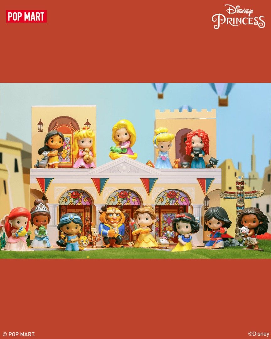 [POPMART] POPMART DISNEY PRINCESS FAIRYTALE FRIENDSHIP SERIES FULL SET ...
