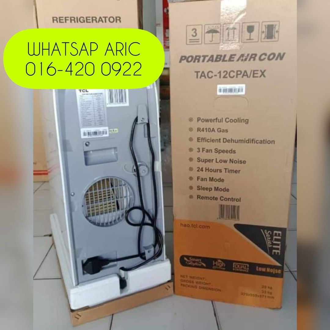 Portable Aircond Ansuran Kedai, TV & Home Appliances, Air Conditioners ...