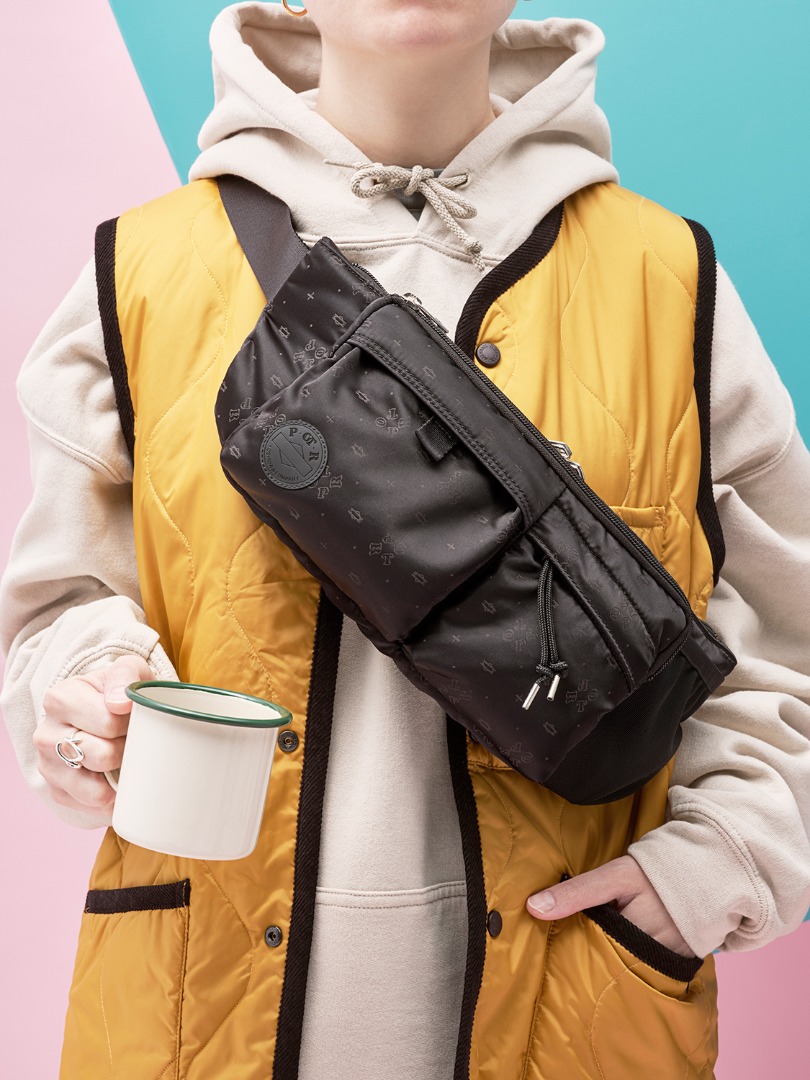 PORTER POTR MONOGRAM WAIST BAG, Men's Fashion, Bags, Sling Bags on Carousell