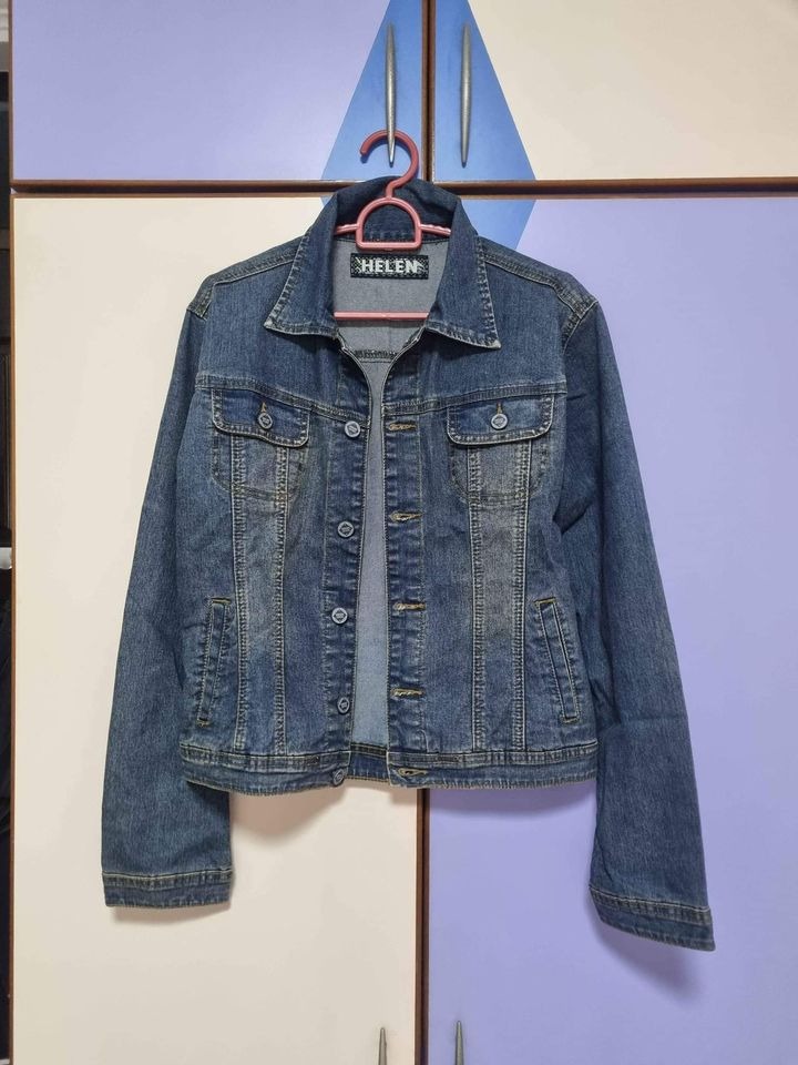 premium denim jacket, Women's Fashion, Coats, Jackets and Outerwear on ...