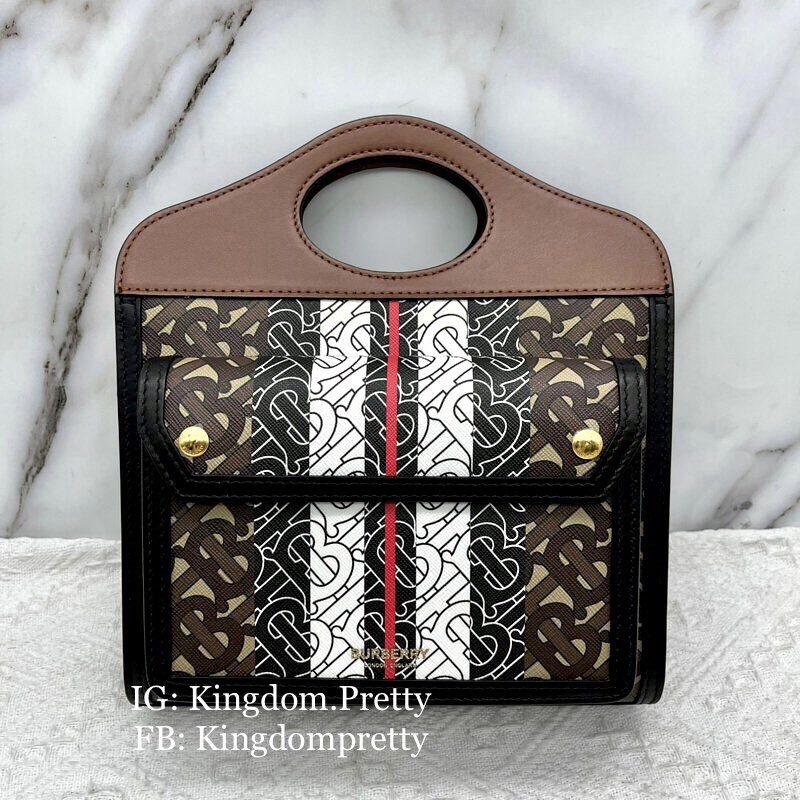 Pre-order Burberry TB Monogram Pocket Tote on Carousell