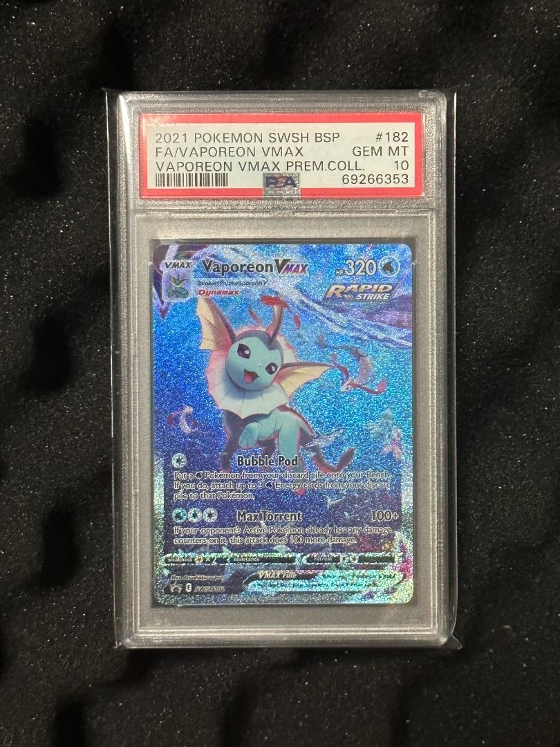 PSA 10 Trio - Eeveelution Vaporeon Jolteon Flareon Vmax AA, Hobbies & Toys, Toys & Games on ...