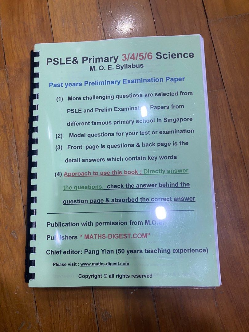 PSLE Science Assessment book, Hobbies & Toys, Books & Magazines ...