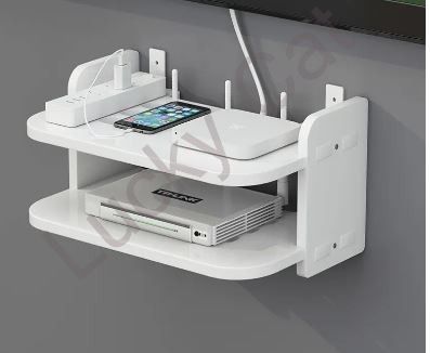 Punch Free router rack wifi router socket storage box Projector ...